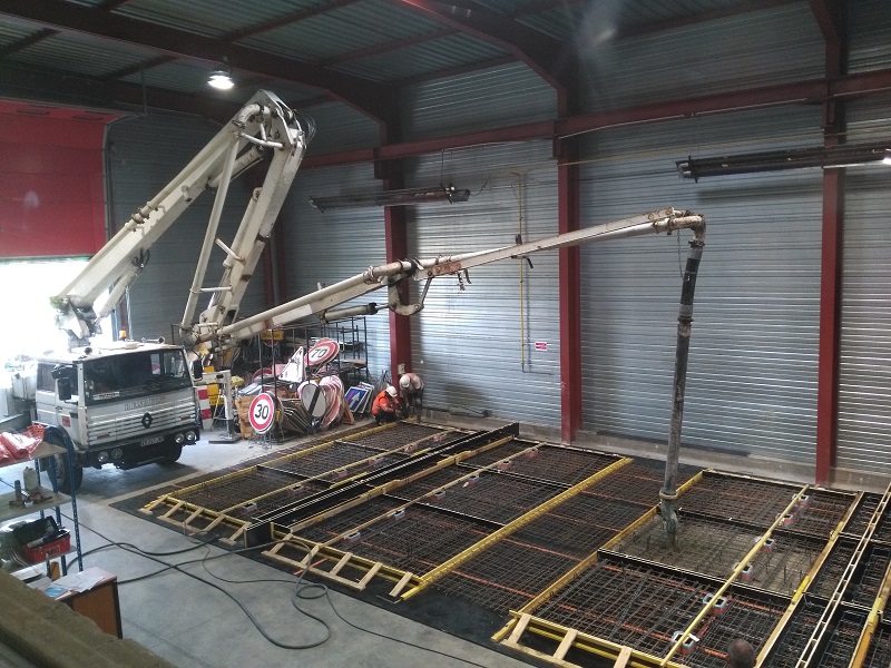 KRAFFT Préfabrication de dalles - Sirco Travaux Spéciaux